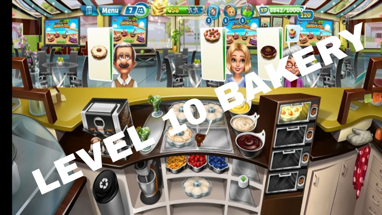 COOKING FEVER: BAKERY LEVEL 10 GAMEPLAY | upgraded restaurant - YouTube