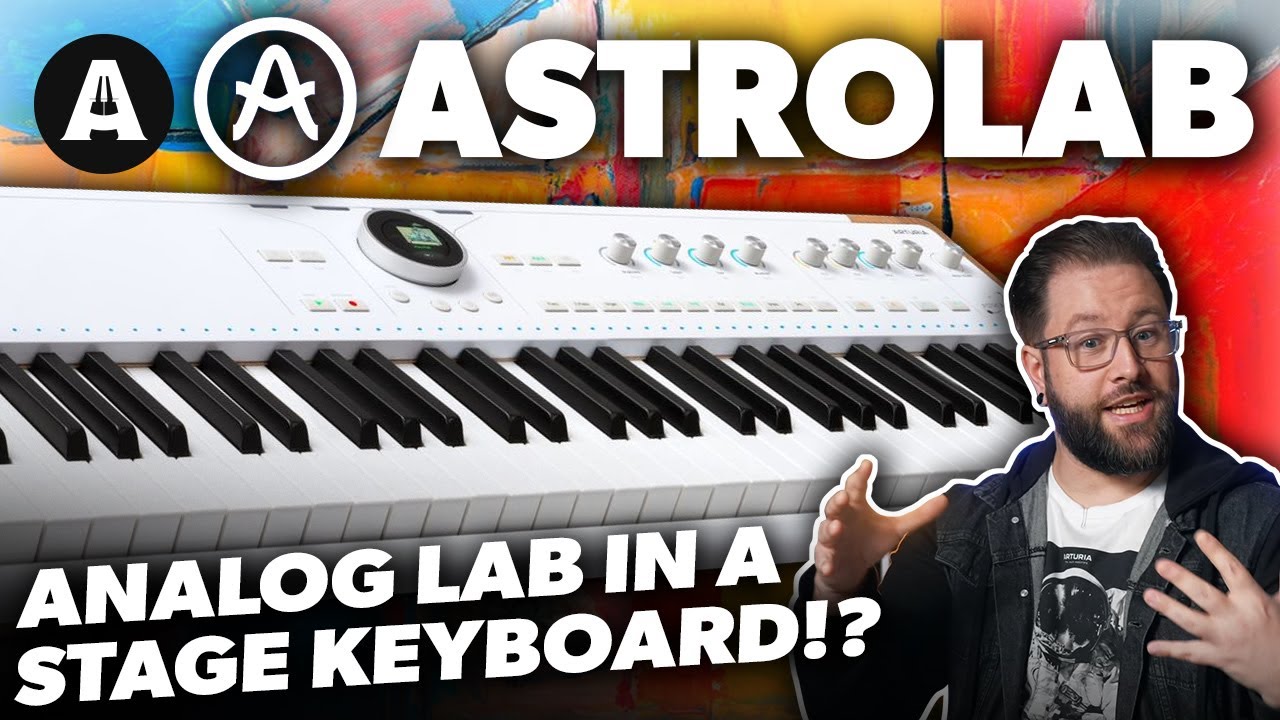 NEW Arturia Astrolab - Bring Analog Lab to the Stage! - YouTube