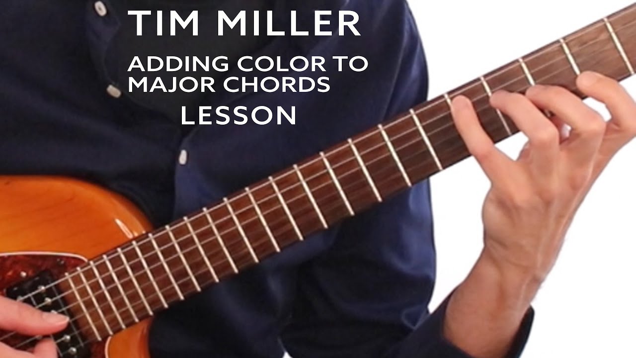 Adding Color to Major Chords - YouTube