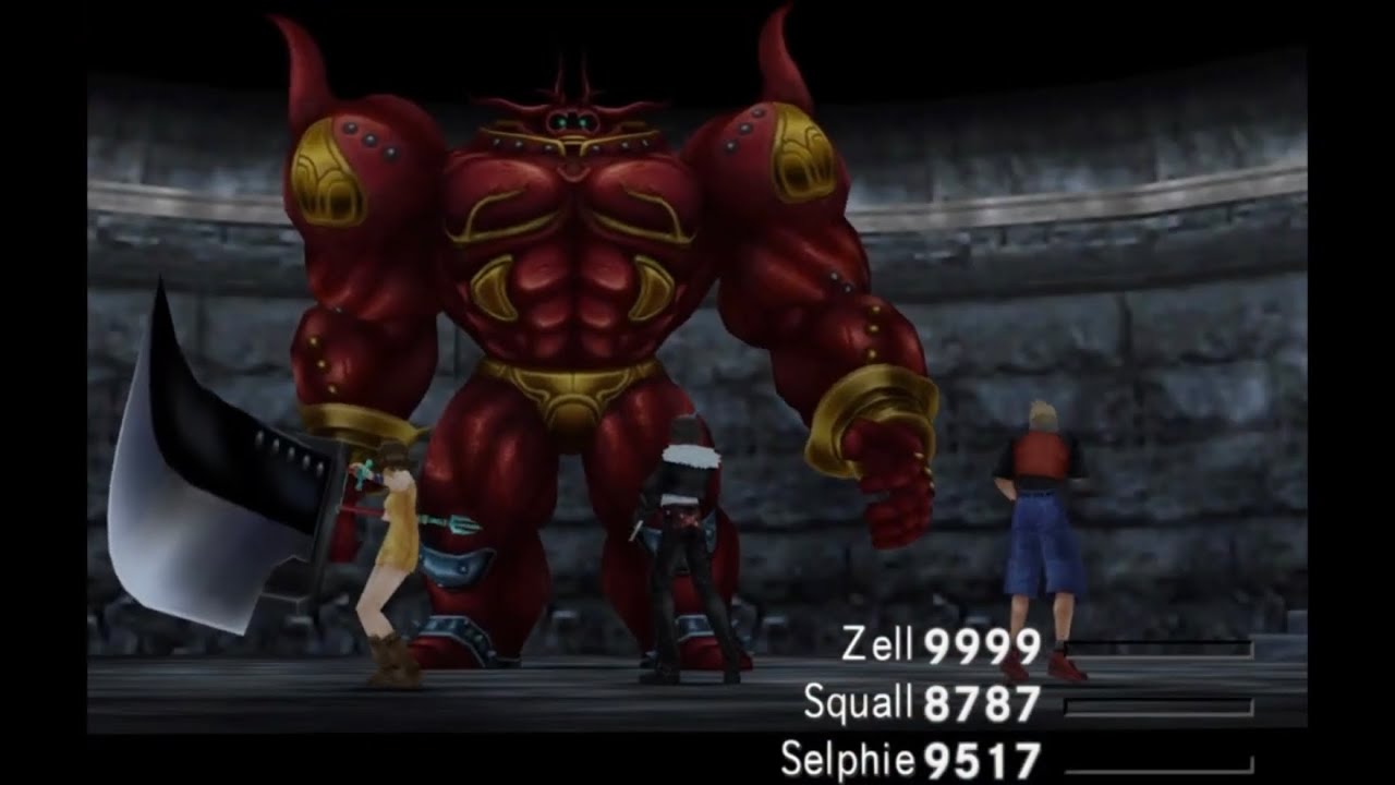 Final Fantasy VIII: Remastered - Red Giant Boss Fight - YouTube