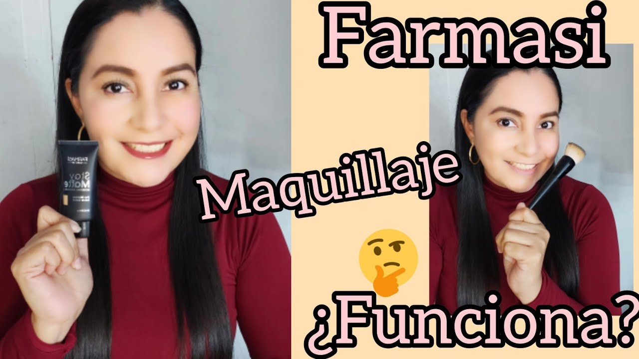 Probando base de maquillaje de Farmasi - YouTube