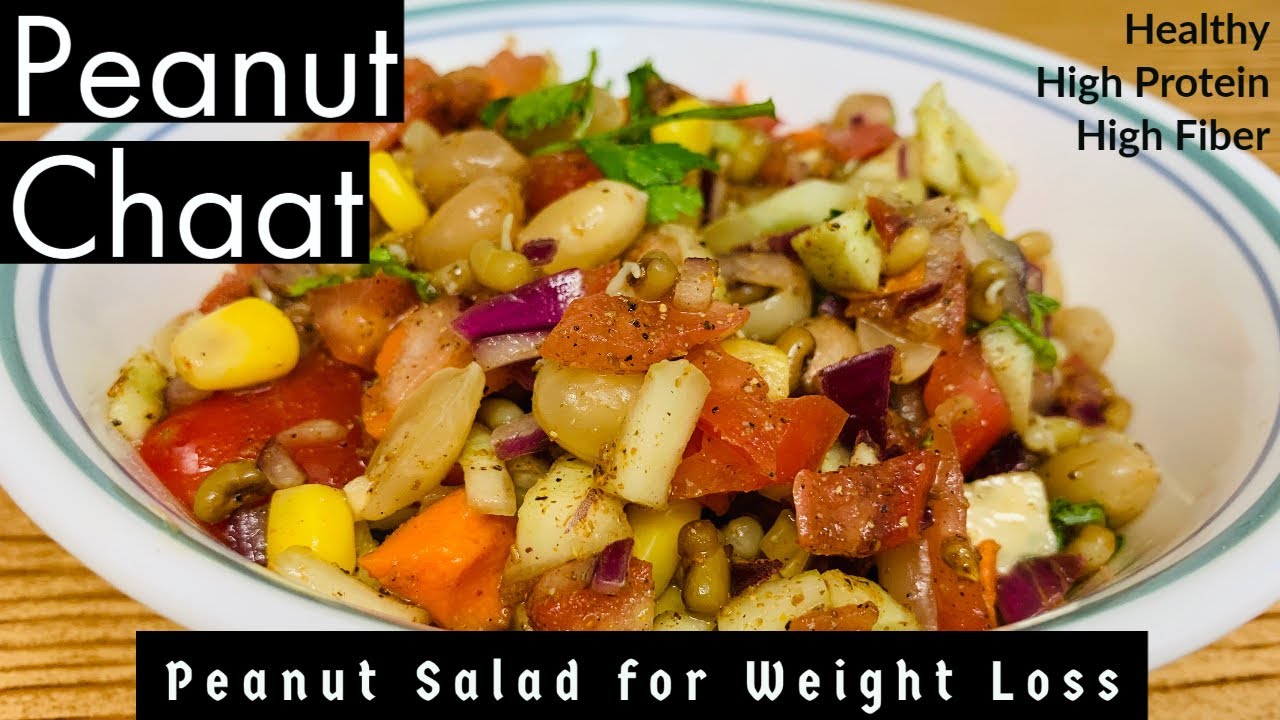 Healthy Peanut Chaat | Peanut Salad | Protein Fiber Salad| पीनट चाट ...