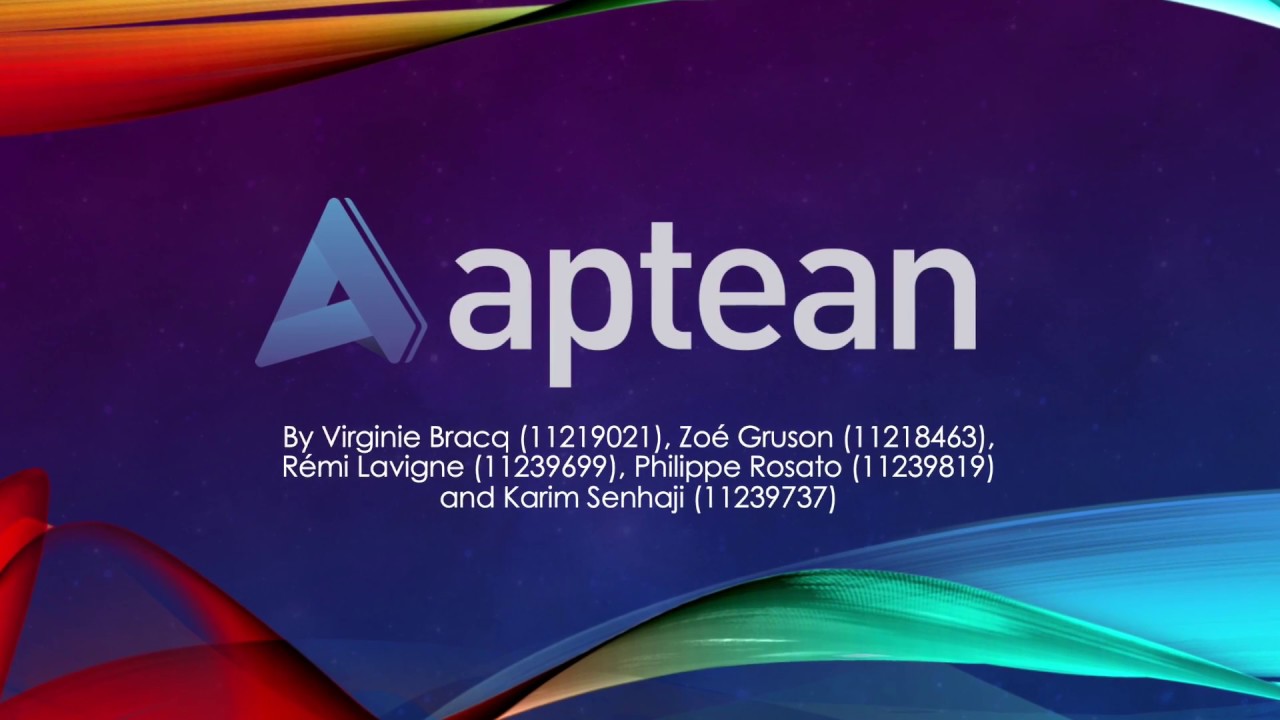 IT - Assingment 1 : Aptean (Final Version) - YouTube