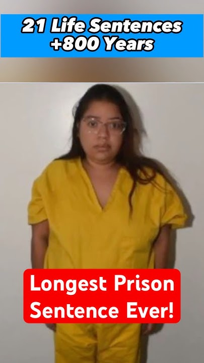 Longest Prison Sentence! 21 Life Sentences + 800 Years - YouTube