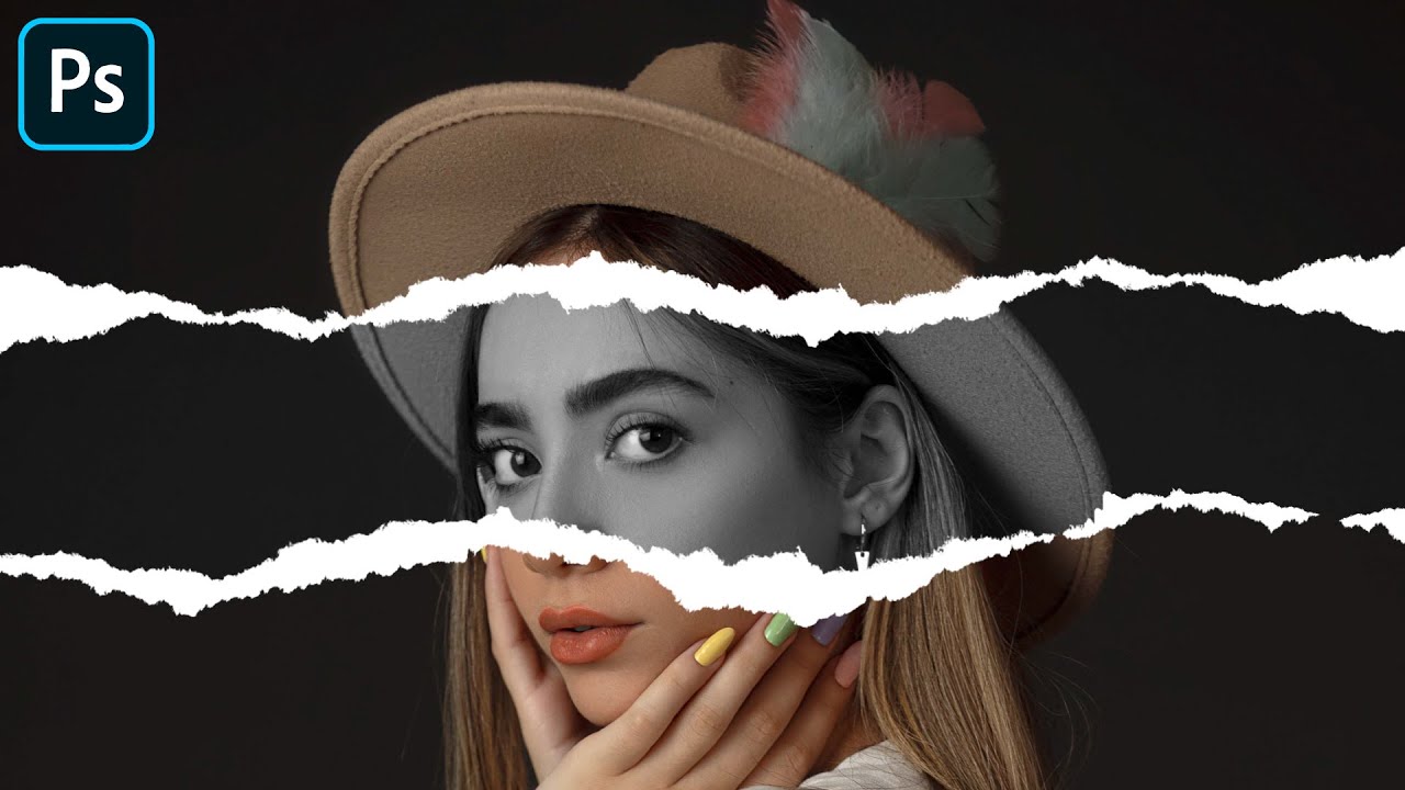 How To Create Torn or Ripped Paper Effect in Photoshop | Adobe ...