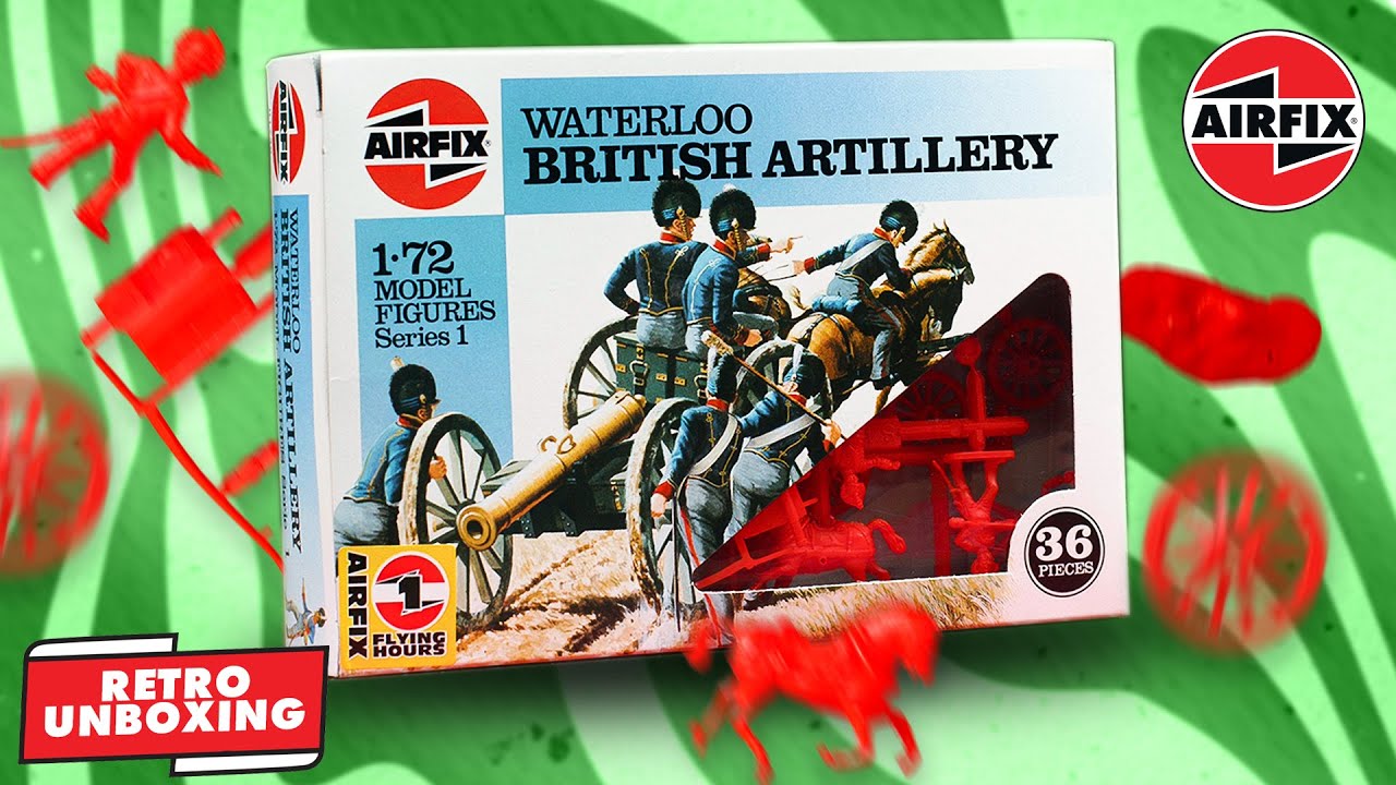 Waterloo British Artillery | Retro Unboxing- Airfix - YouTube