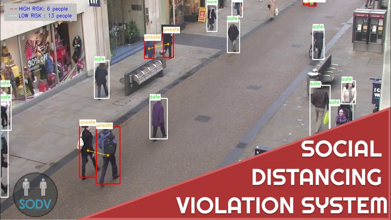 Real-time Social Distancing Violation Detection DEMO | COVID-19 ...