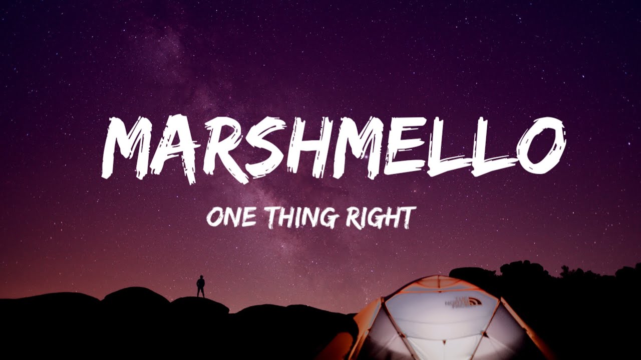 Marshmello & Kane Brown - One Thing Right (Lyrics) - YouTube