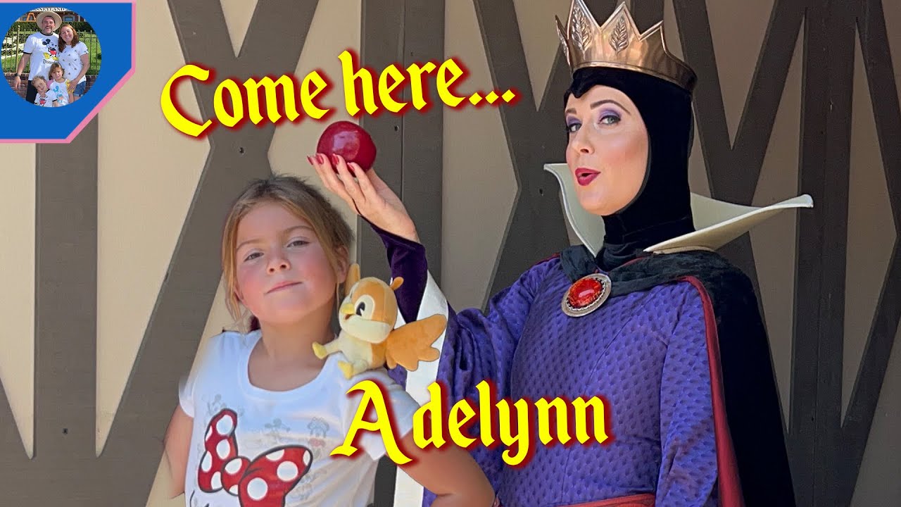 Evil Queen Remembers Adelynn! Disneyland 2023 - YouTube