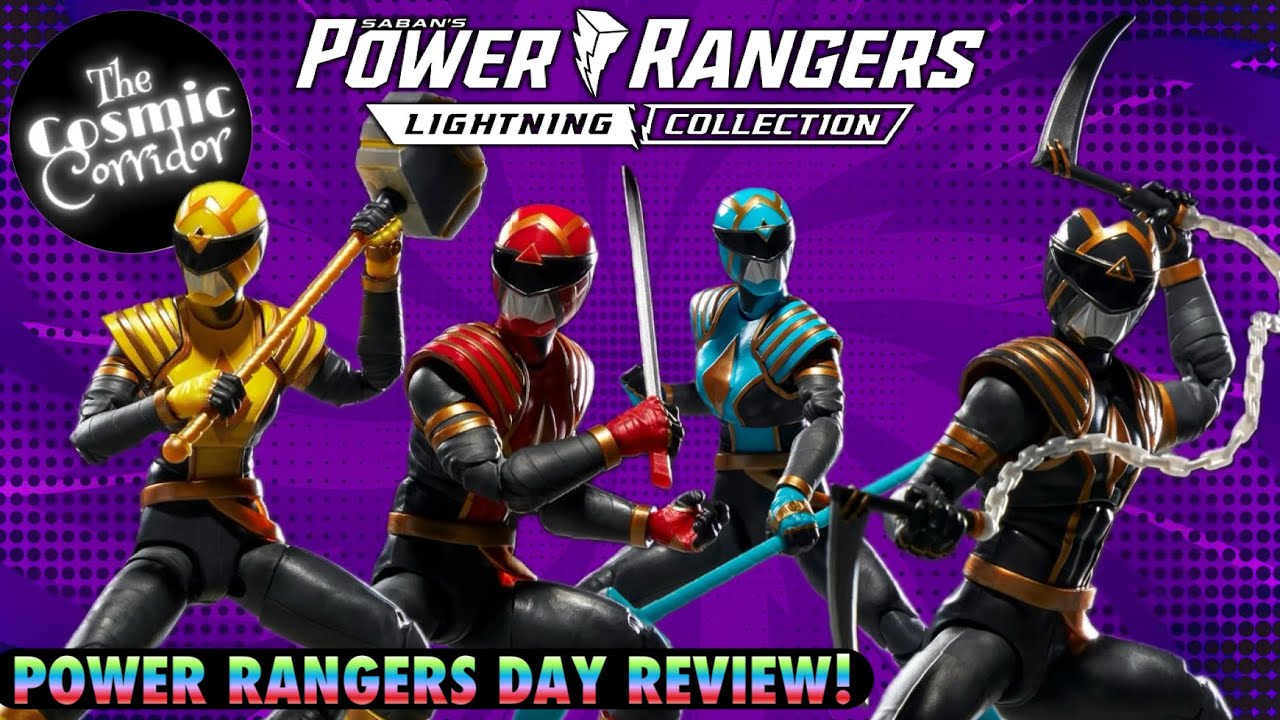 Omega Rangers! | Power⚡️Rangers Lightning Collection (Hasbro) 4-Pack ...