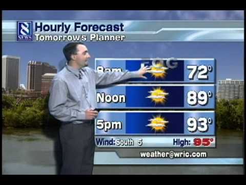 Dustin Kelley WRIC 8 Weather Demo - YouTube