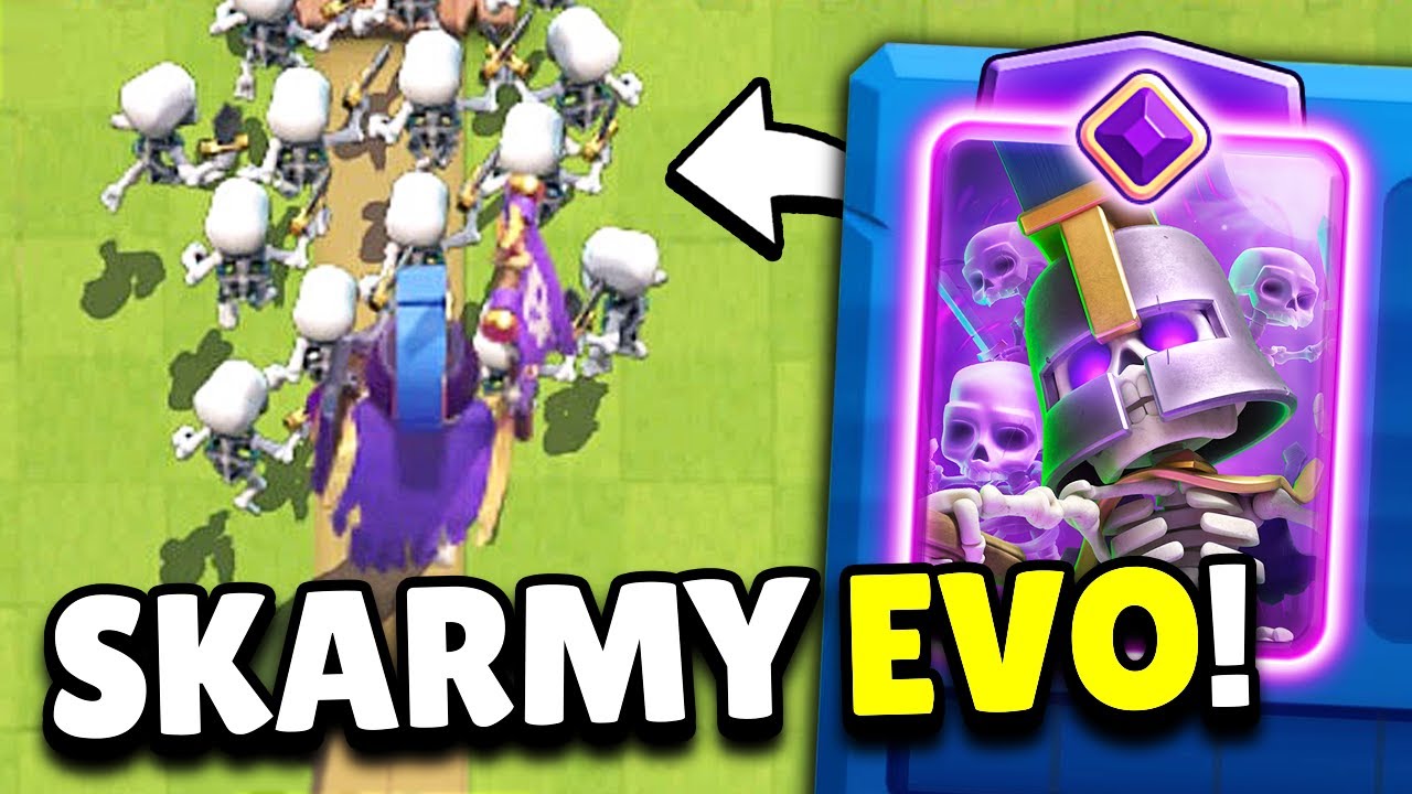UFFICIALE... PROVO la NUOVA ARMATA di SCHELETRI EVO! ☠️ Clash Royale ...