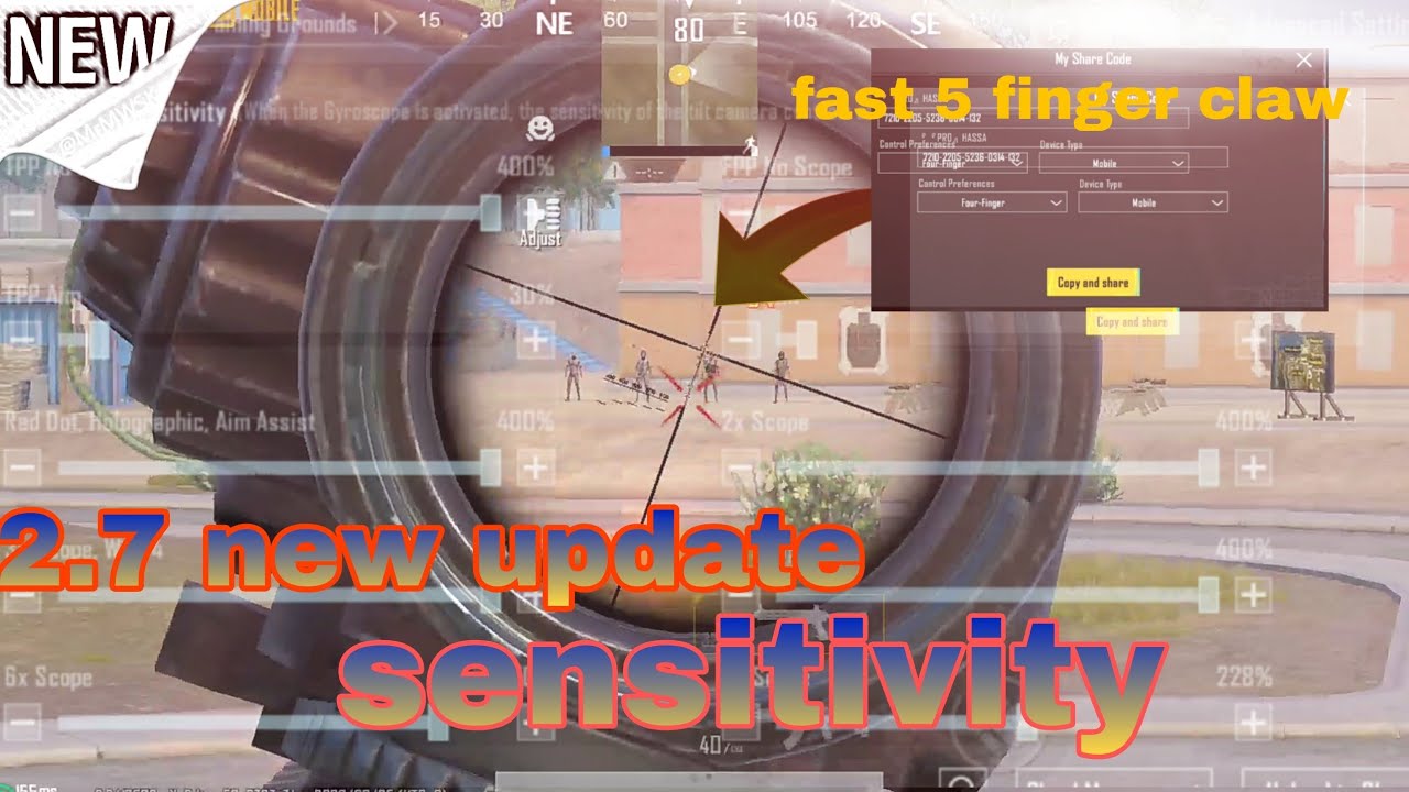 new best sensitivity settings for pubg mobile in 2023/sensitivity ...
