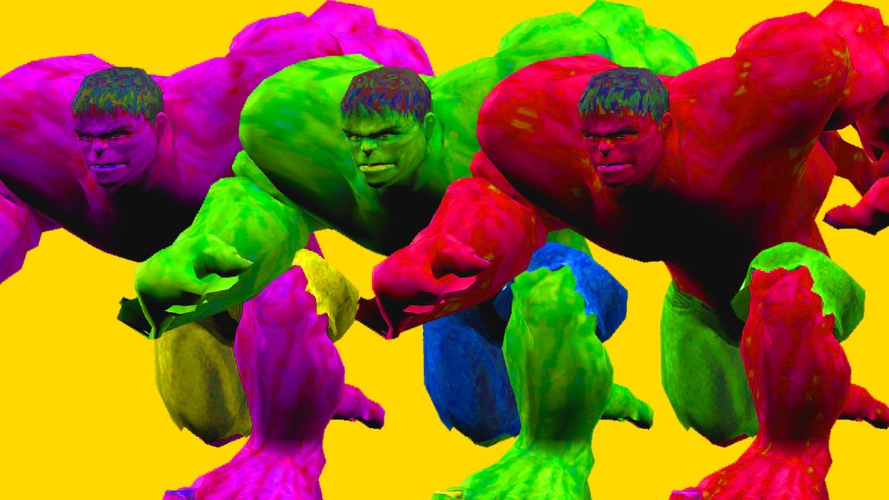 Hulk Vs Hulk Running competition | three hulks running daddy finger ...