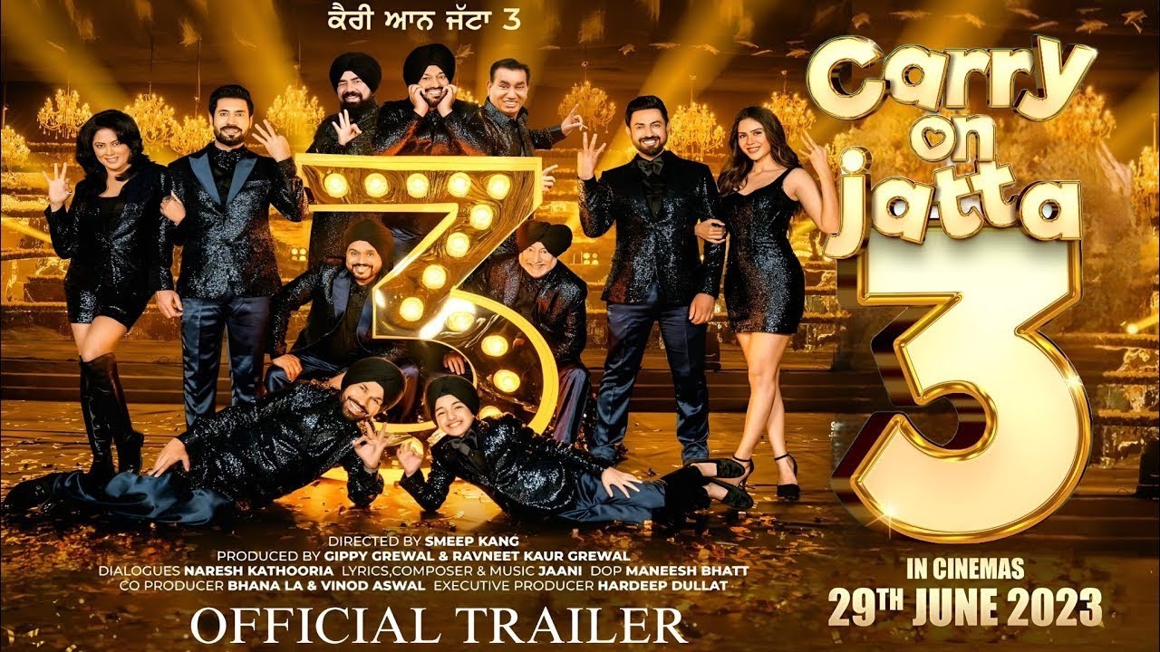 carry on jatt 3 trailer | gippy grewal | Sonam Bajwa || carry on jatta 3 trailer release date ...
