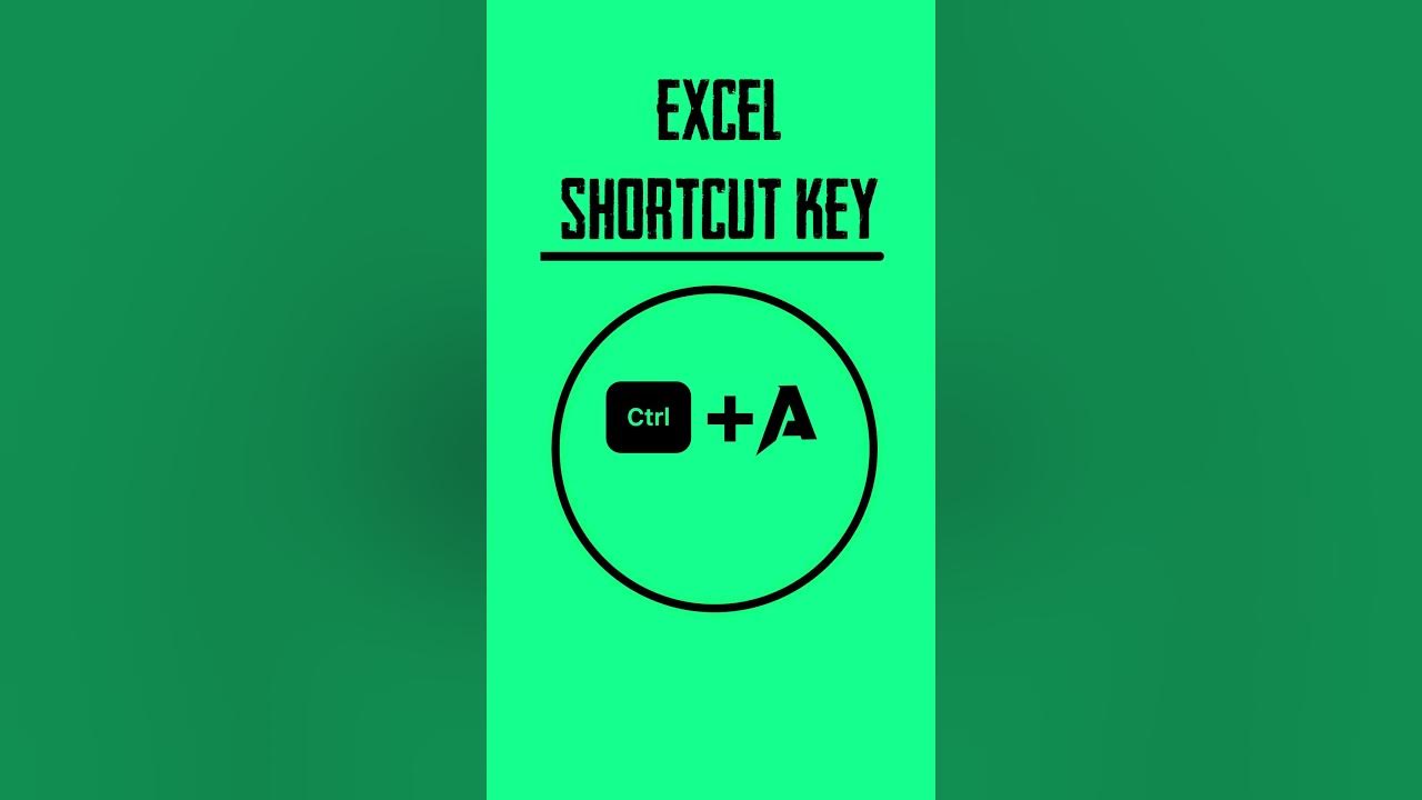 Powerful Excel Shortcut Key You Need || Easy & Useful - YouTube