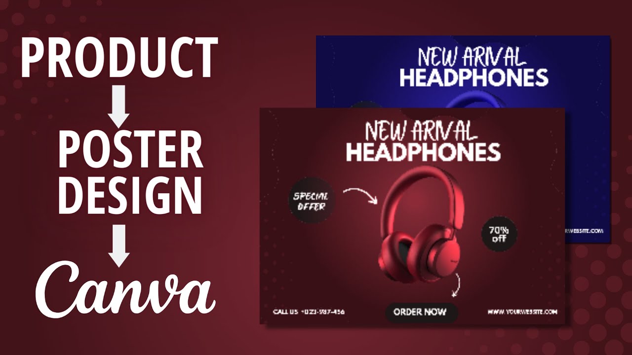 Canva tutorial-How to make professional E-commerce banner deign ...