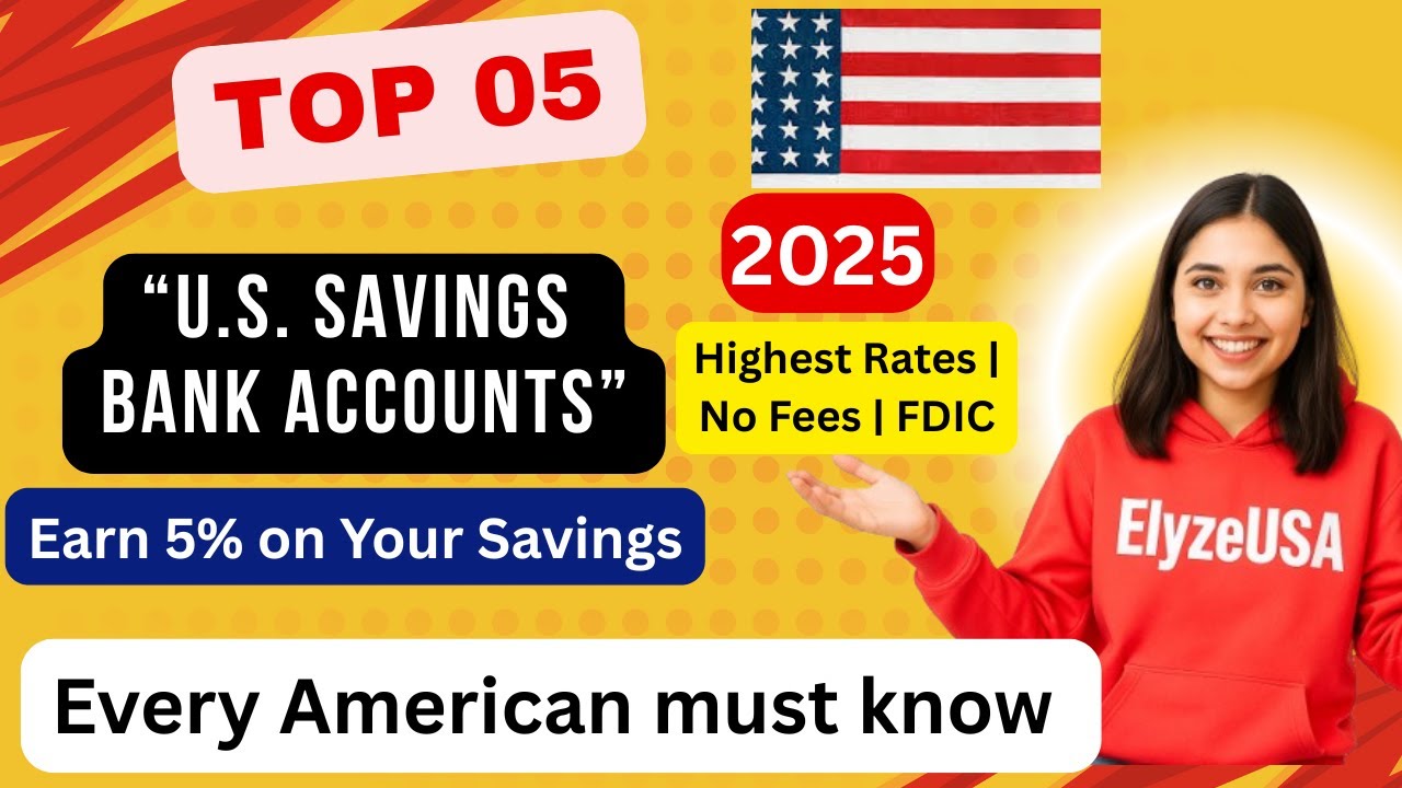 Top 5 Best Savings Accounts in the US (2025 Update!) – Highest Interest ...