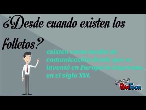 características de un folleto y sus partes - YouTube
