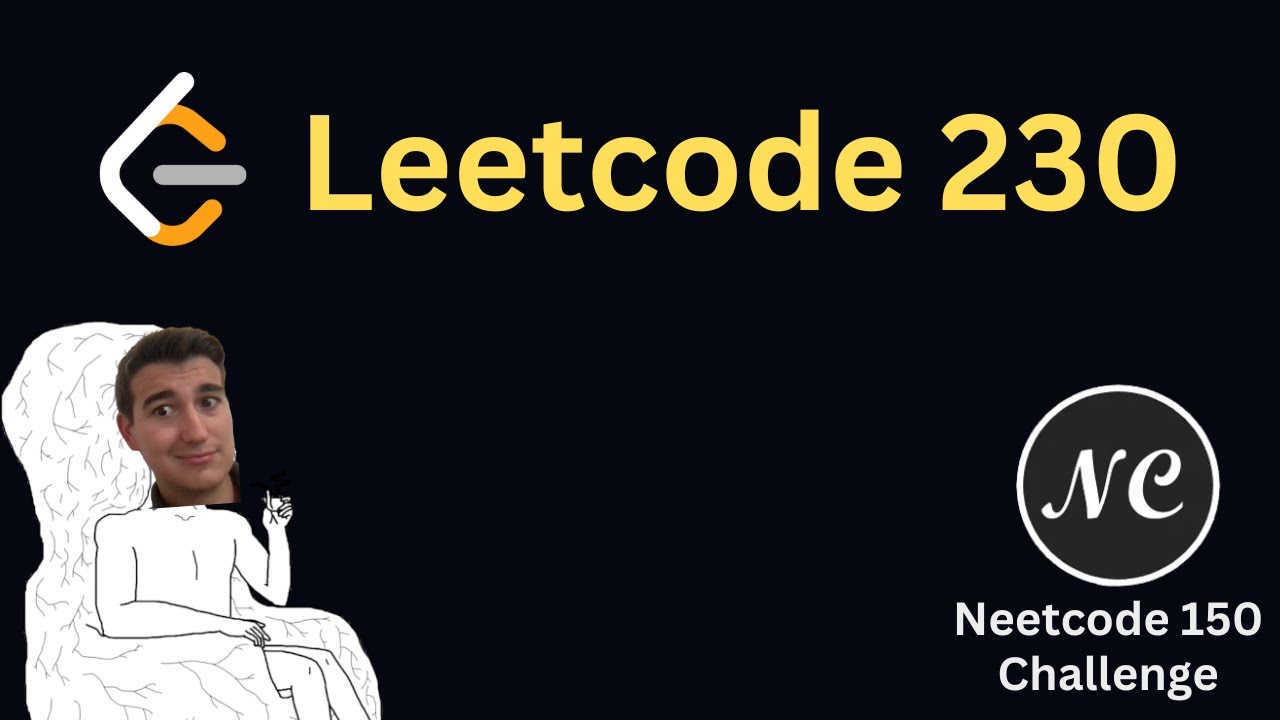 Neetcode Challenge 62 Kth Smallest Element In A Bst Youtube
