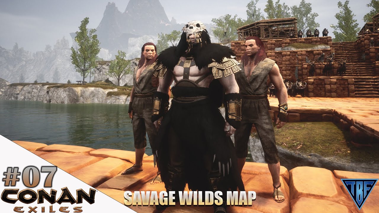 Our first huge recruit! Conan Exiles E07 Savage Wilds Map - YouTube