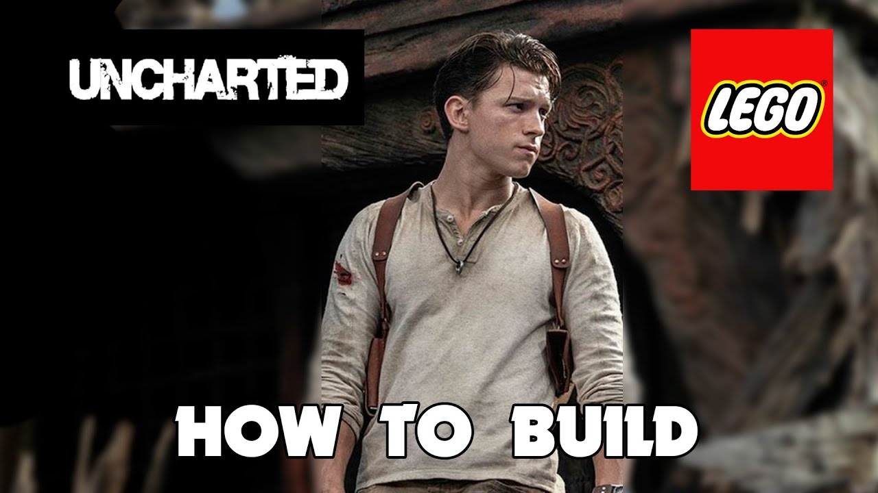 HOW TO Build LEGO *Nathan Drake* (Uncharted Movie) Custom Minifigure ...