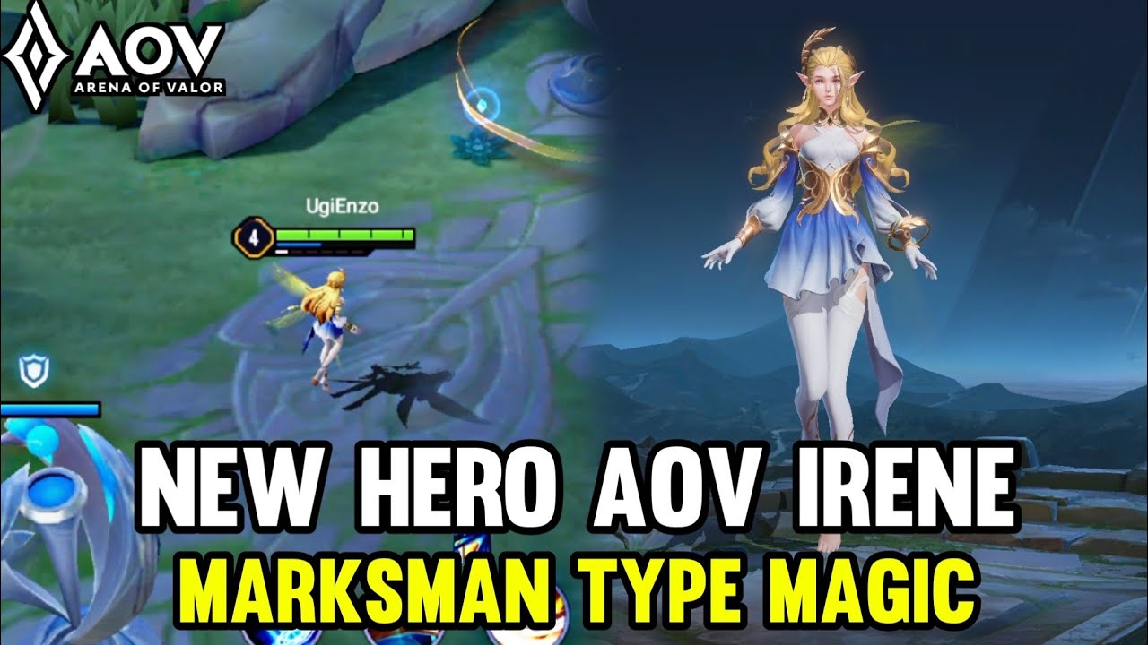 AOV : NEW HERO AOV IRENE - ARENA OF VALOR LIÊNQUÂNMOBILE ROV COT - YouTube