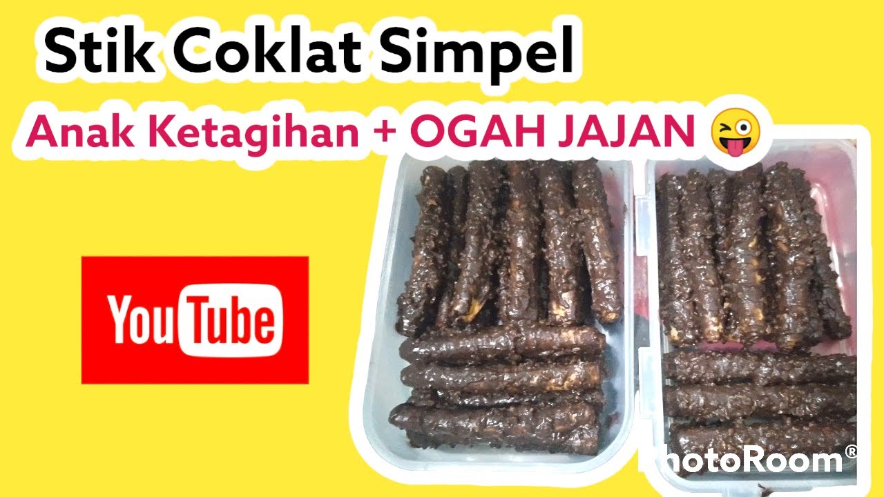 Resep Stik Coklat Simpel || Stik Kulit Pangsit - YouTube