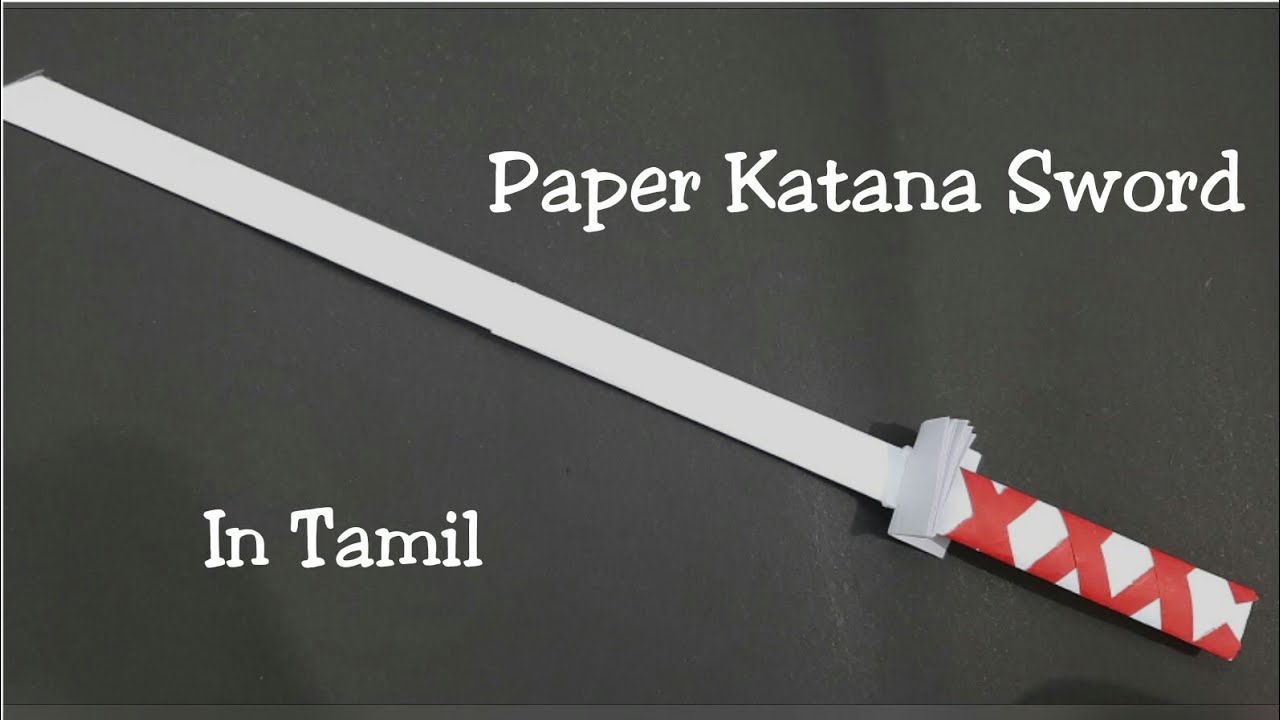 Paper Katana | How To make a Paper Katana Sword | Origami Katana ...