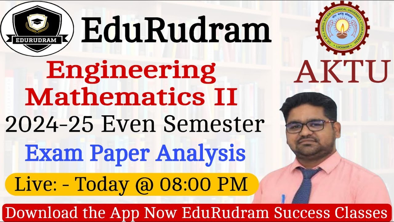 Engineering Mathematics II || Exam Paper Analysis || 2024-25 Even ...
