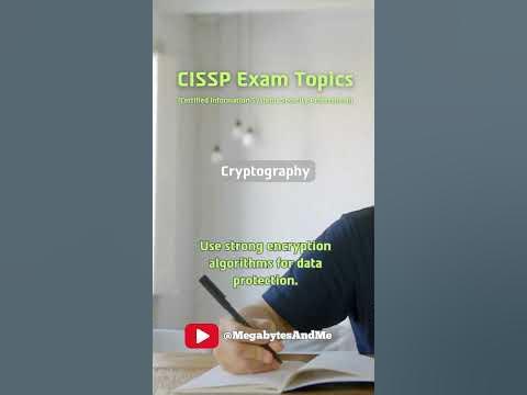 CISSP Exam Topics - Cryptography - #CyberSecurity Training - YouTube