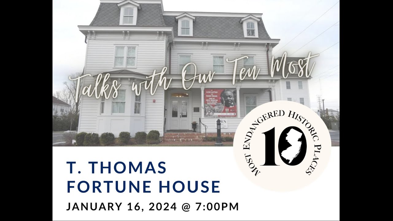 Talks with Our Ten Most: T. Thomas Fortune House - YouTube
