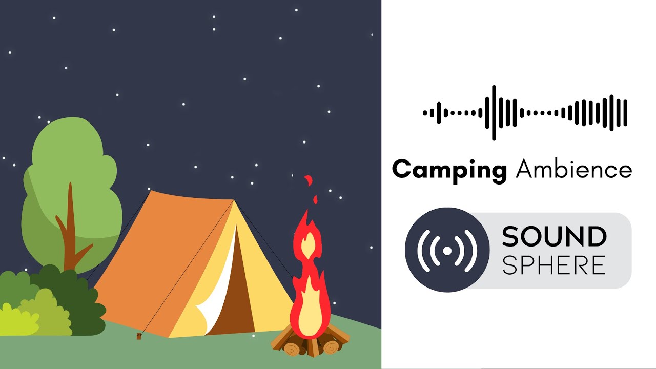 Camping Ambience with Crackling Fire & Forest Sounds | Sound Sphere ...