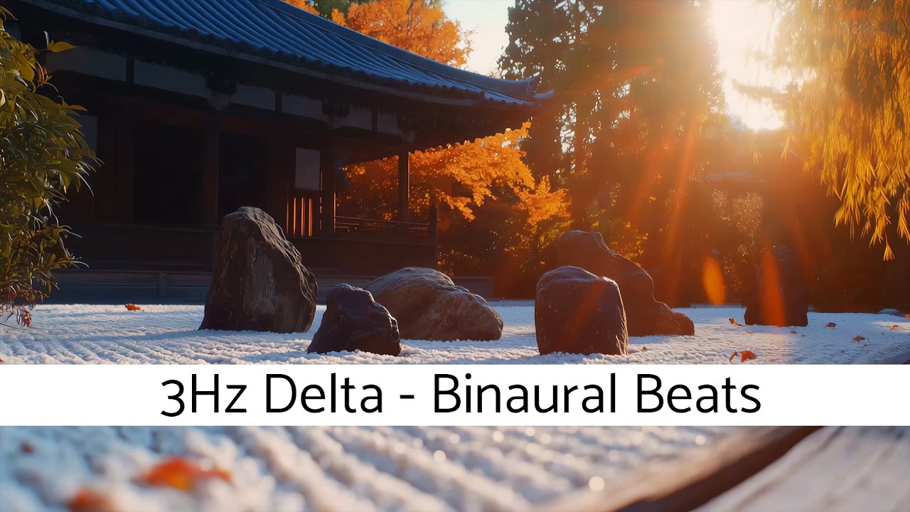 Zen Gardens | 3 Hz Delta wave | Stress relief - YouTube