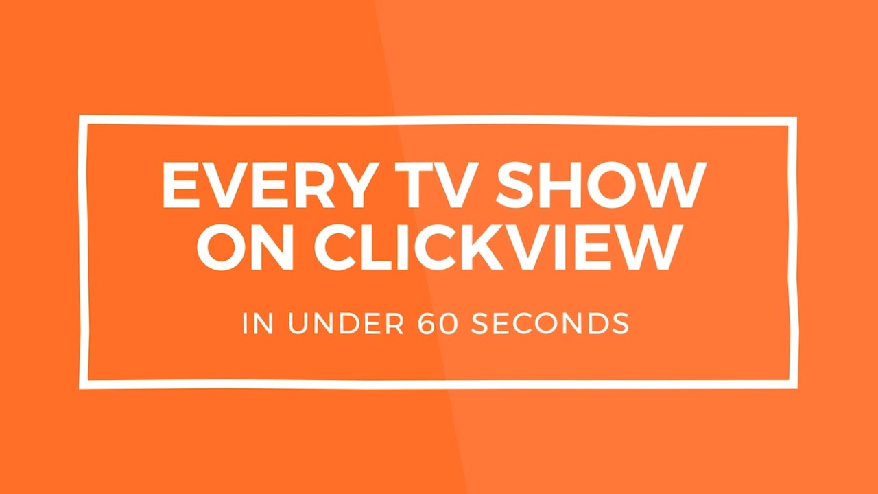Watch any TV show with ClickView (In Under 60 Seconds) - YouTube