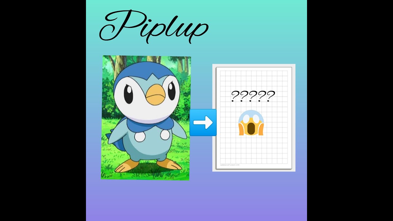 Piplup | Pixel Art | Hand Made - YouTube