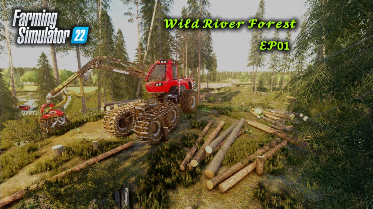 FS22 | Forestry On Wild River Forest | EP01 (S1) - YouTube