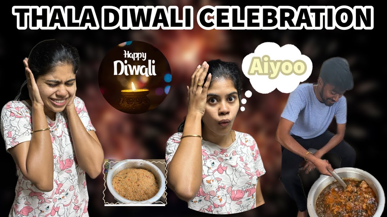 THALA DIWALI CELEBRATION WITH FAMILY 🥹🧿 | Fun Tamil Couple vlog ️ ...