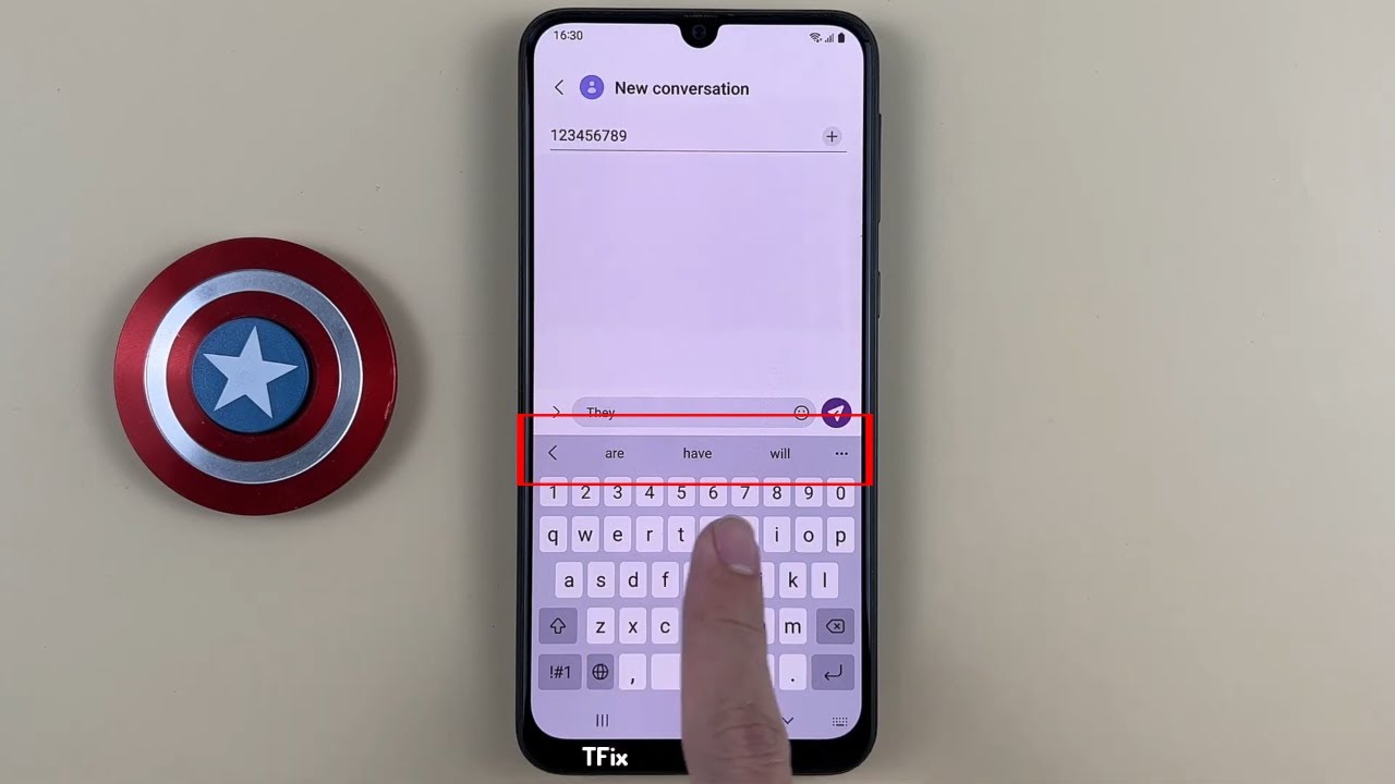 How to turn on and off Word prediction, text prediction on Samsung M31 ...