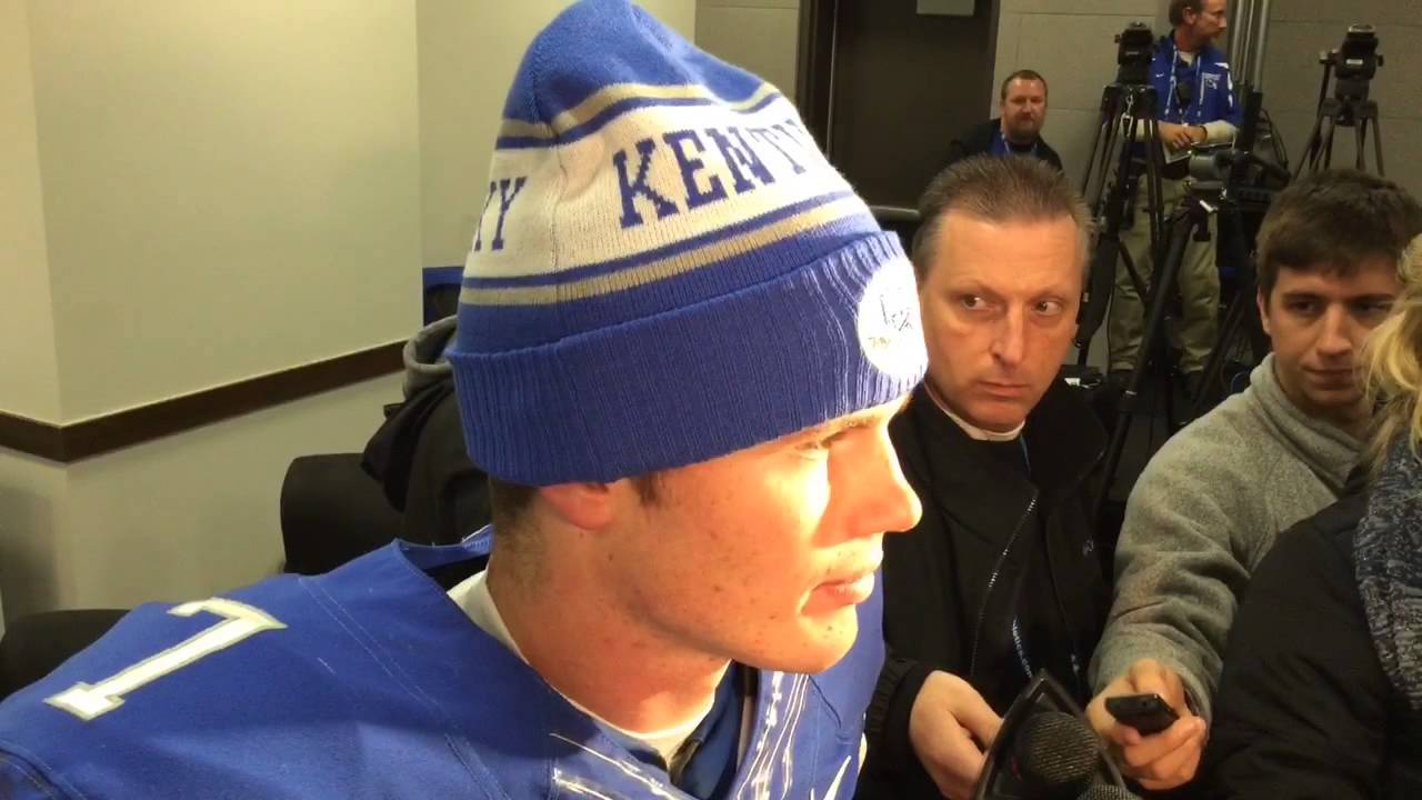Drew Barker after his first start - YouTube