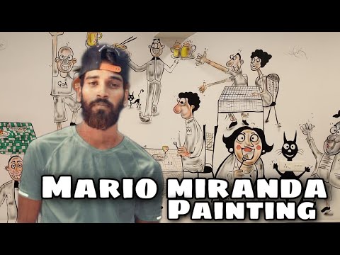 Mario Miranda painting Goa painting Goa art painting Goan art painting ...