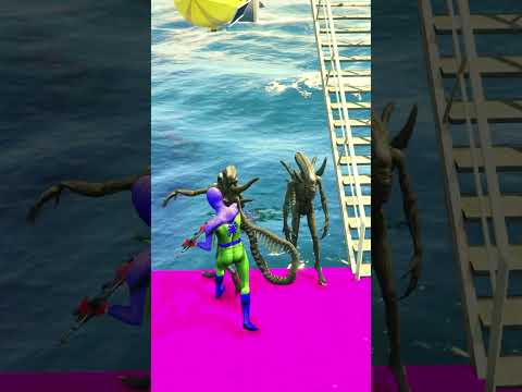 GTA 5 Epic Ragdolls | Spider-Man Jumps/Fails ep.157 #gta5  #gtav