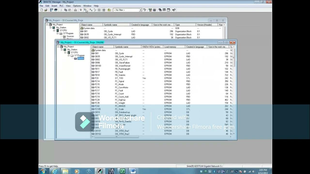 81: Methods to go Online with STEP7 Projects || Simatic Manager Step 7 ...