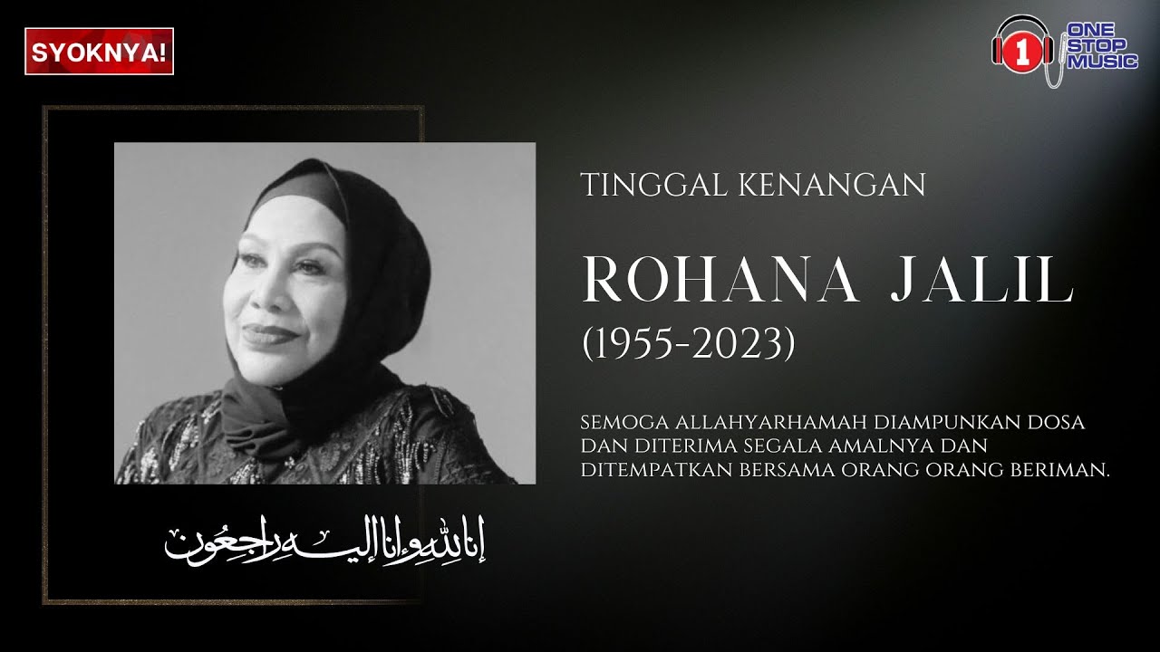 Koleksi Lagu - Penghormatan Buat Allahyarhamah Rohana Jalil - YouTube