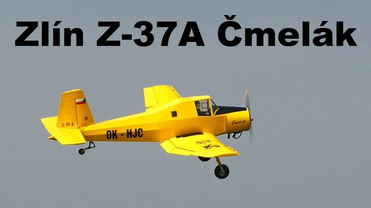 Zlin Z-37 | scale RC airplane | 4K | Holesov 2022 - YouTube