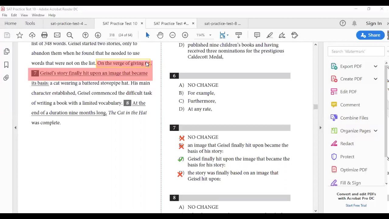 SAT WRITING COURSE /DANGLING MODIFIER/Mr.Tharwat Alsamman - YouTube