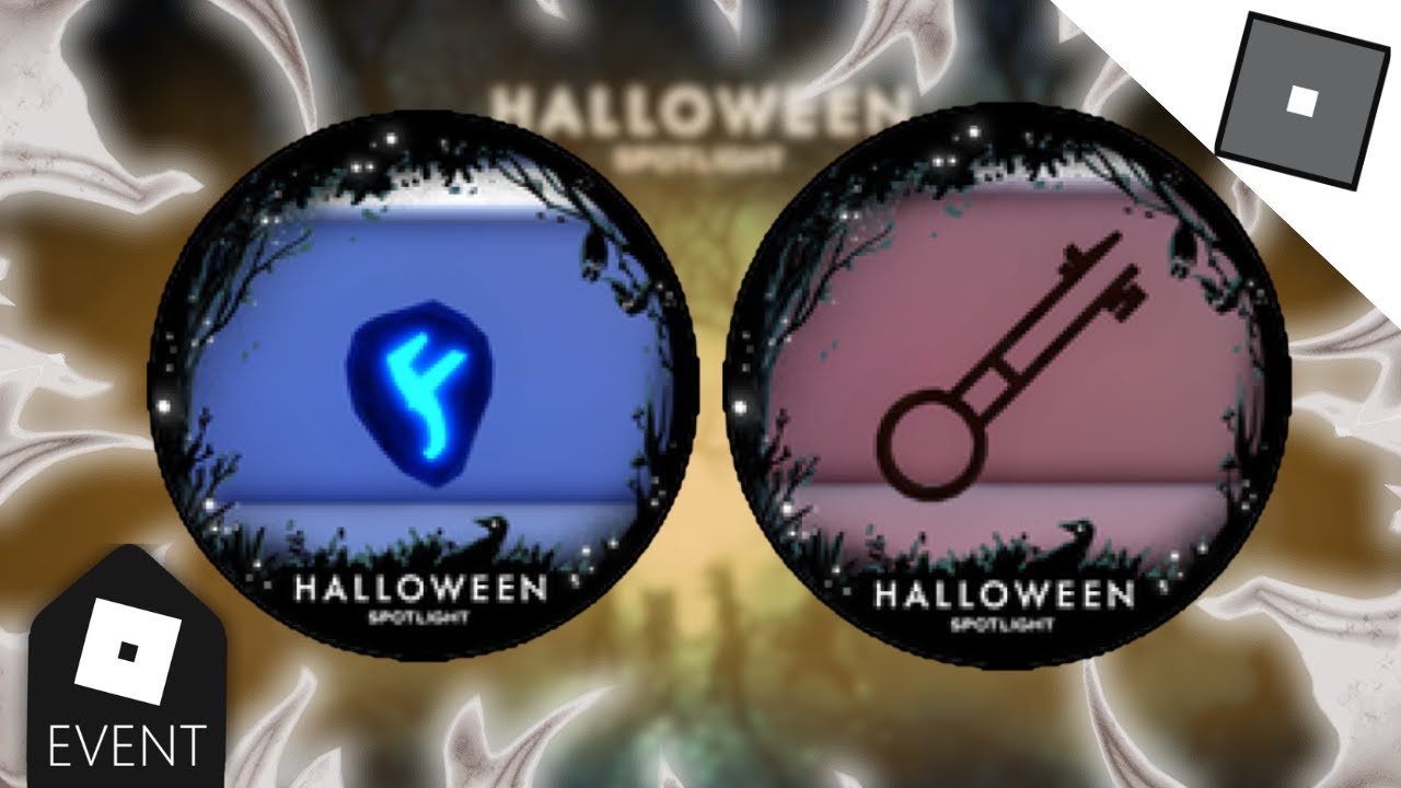 ROBLOX EVENTO - COMO CONSEGUIR A RUNA + CHAVE DO EVENTO HALLOWEEN ...