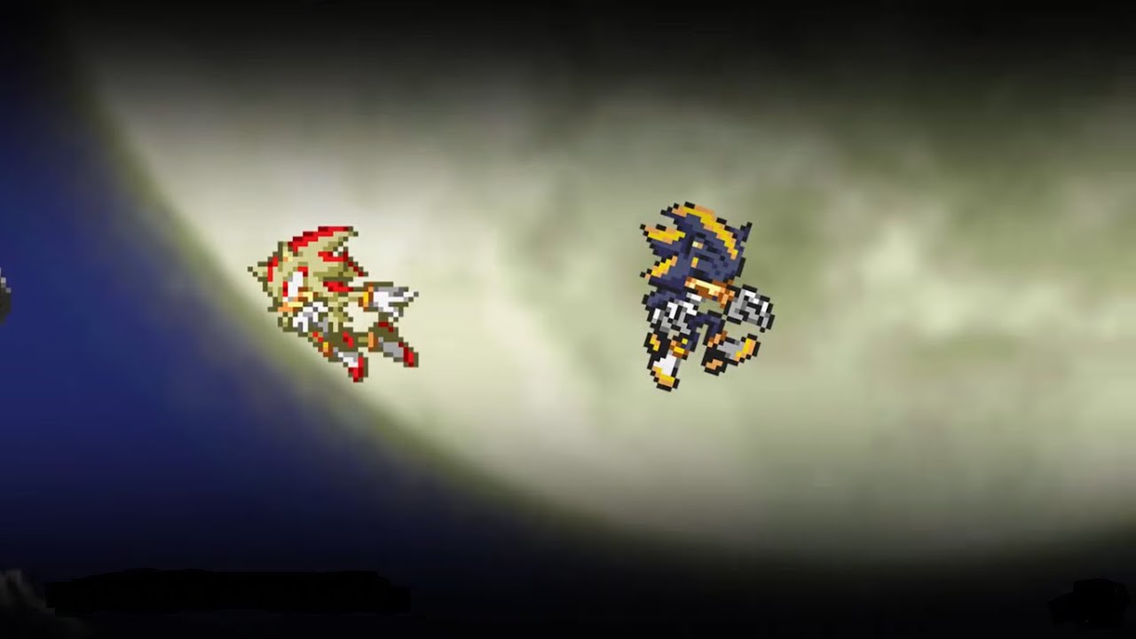 SSF2 Mod Battle: Super Shadow Vs Android Shadow - YouTube