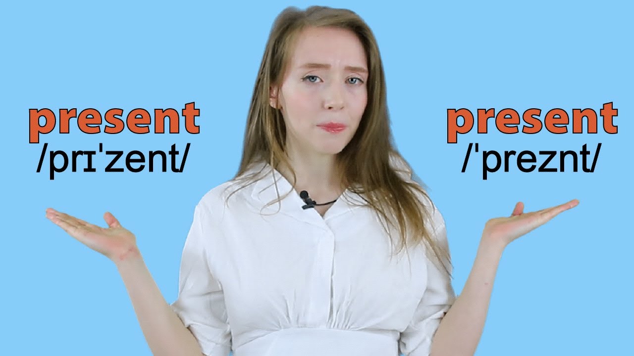 Present vs Present | Learn English Heteronyms | Meaning and ...