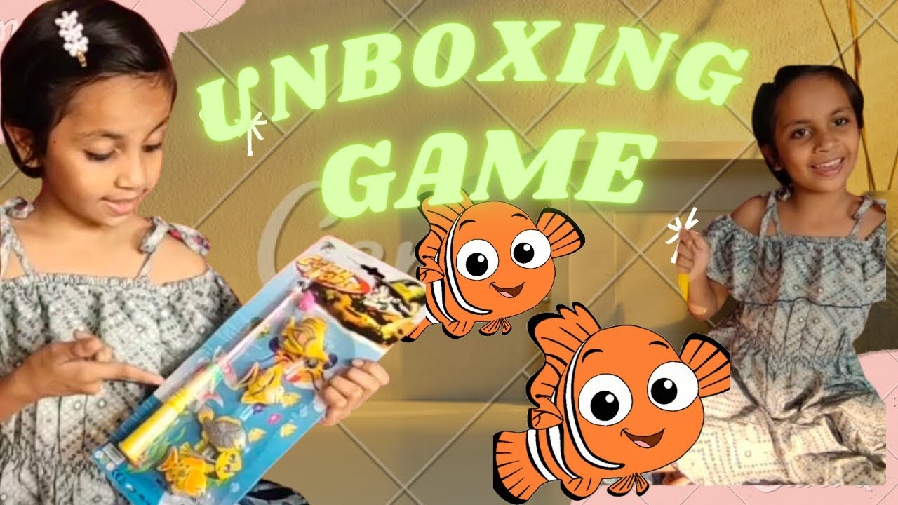 FUN FISH GAME UNBOXING # Fun With Geet #playing with fishing game ...
